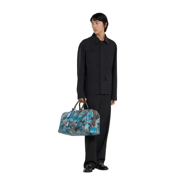 Gucci Wool Jacket With Selvedge Detail - Grey