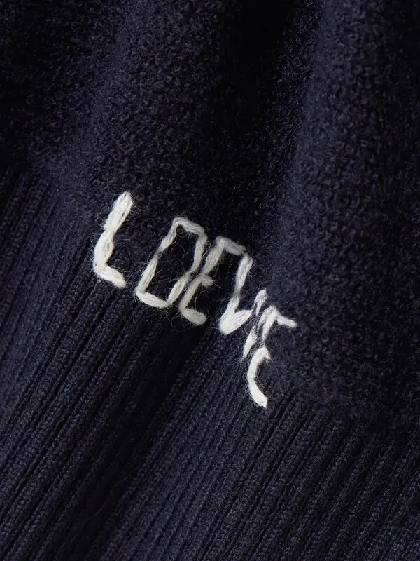 Loewe Embroidered Wool Sweater