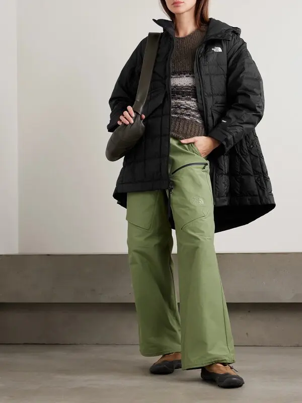 The North Face Dynamic Hooded Quilted Crinkled-shell Down Jacket