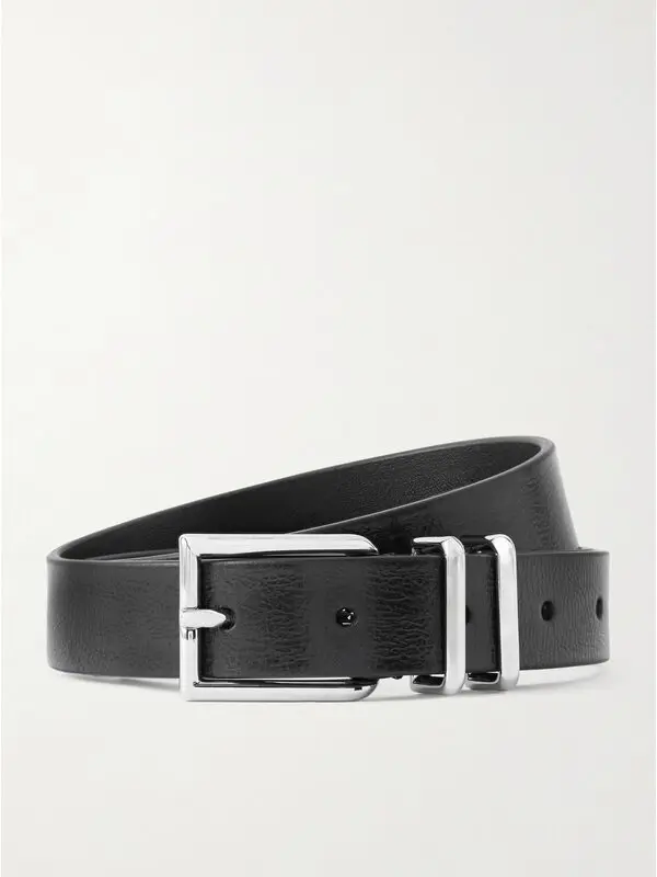 Anderson's Naplak Patent-leather Belt - Black