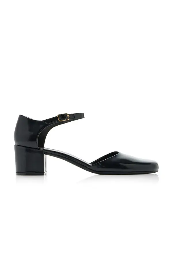 THE ROW Penelope Leather Pumps