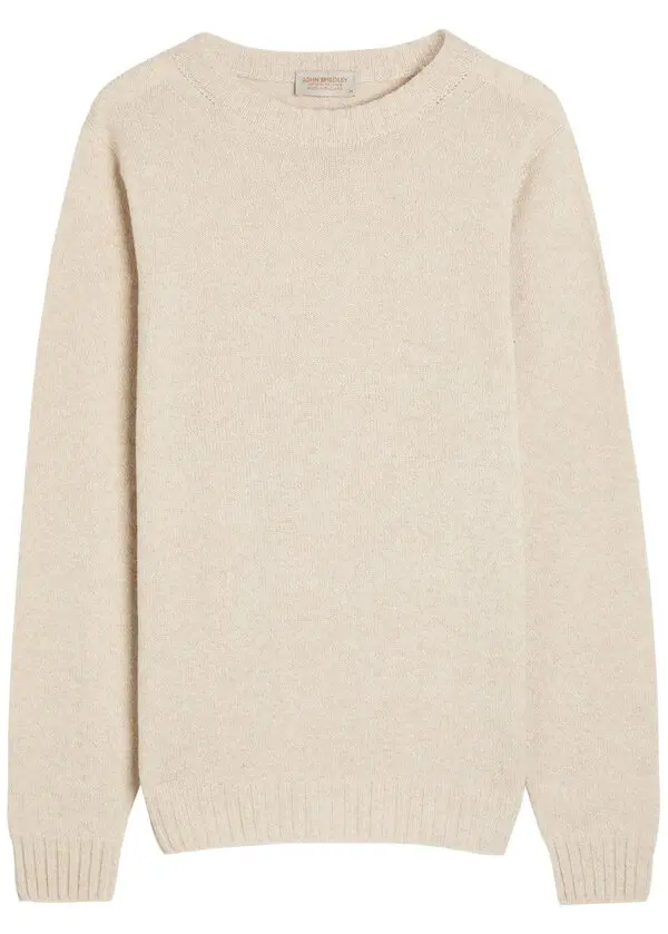 John Smedley Norfolk Cashmere And Wool-blend Jumper