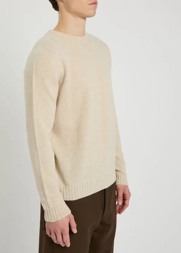 John Smedley Norfolk Cashmere And Wool-blend Jumper