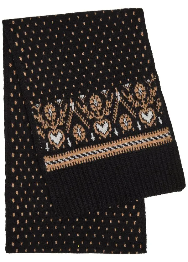 Khaite Lucerne Cashmere Scarf - Black