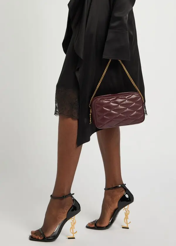 Saint Laurent Small Quilted Leather Camera Bag