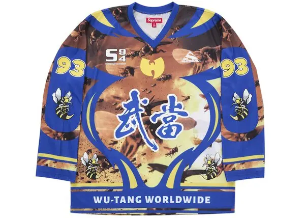 Supreme Wu-tang Clan Hockey Jersey - Blue