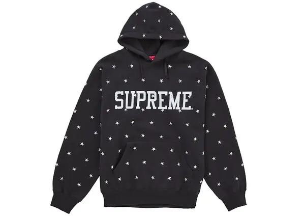 Supreme Stars Studded Hooded Sweatshirt