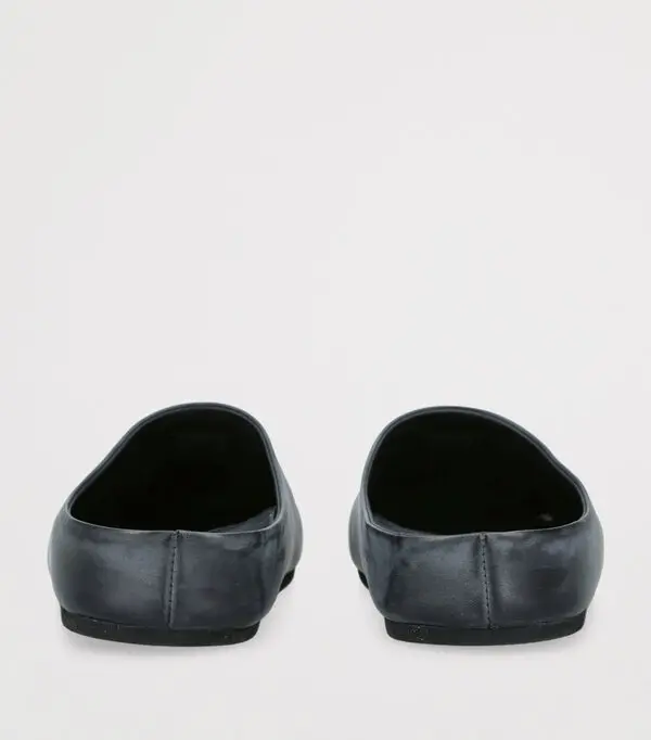 REPRESENT Leather Distressed Mules