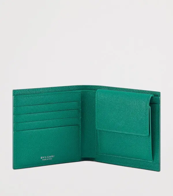 BVLGARI Leather Compact Wallet