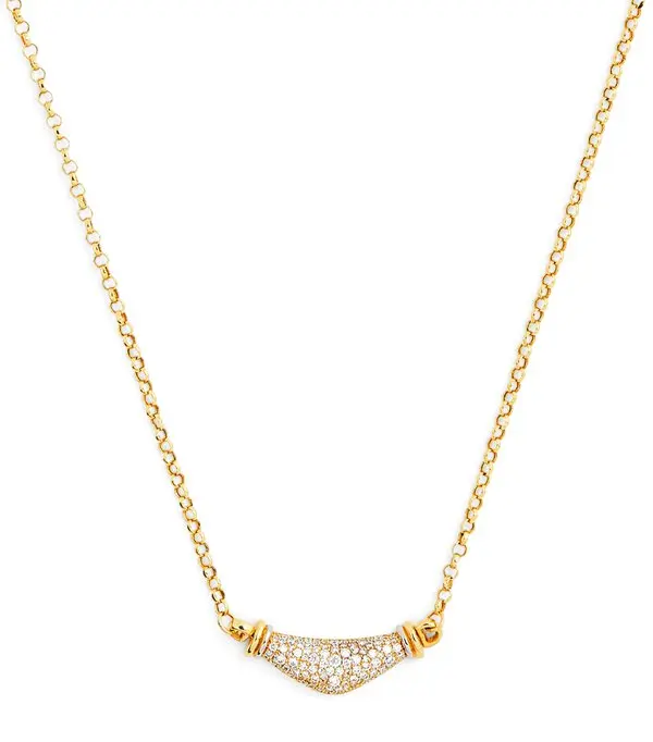L'ATELIER NAWBAR Karma Diamond And Yellow Necklace - Gold