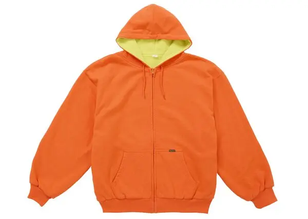 Supreme Reversible Zip Up Hooded Sweatshirt