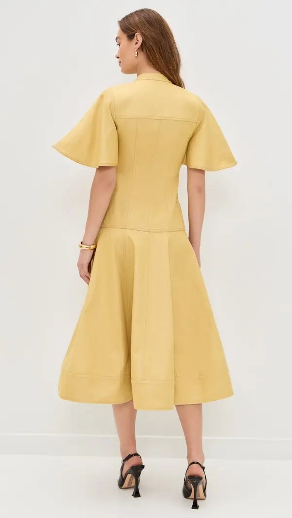 Alexis Weston Twill Dress - Husk