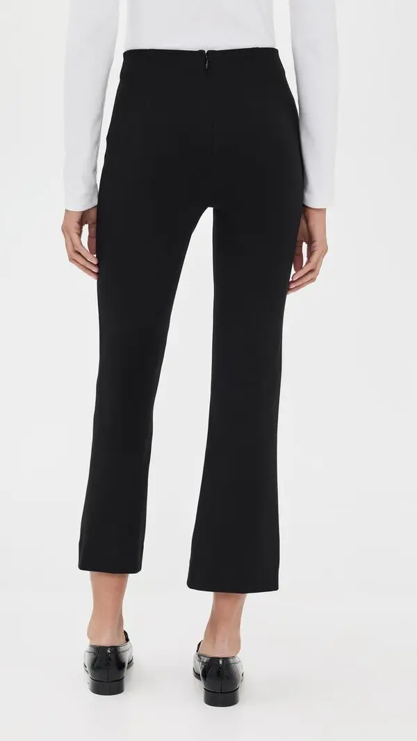 Rag & Bone Irina Ponte Kick Flare Trousers - Black