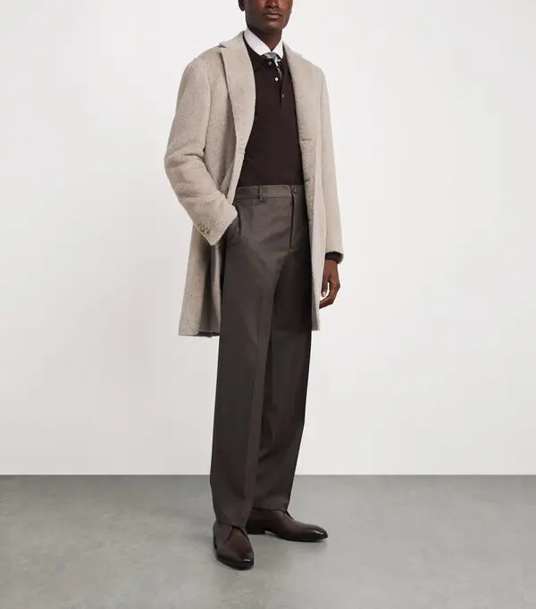 Canali Alpaca-wool Overcoat