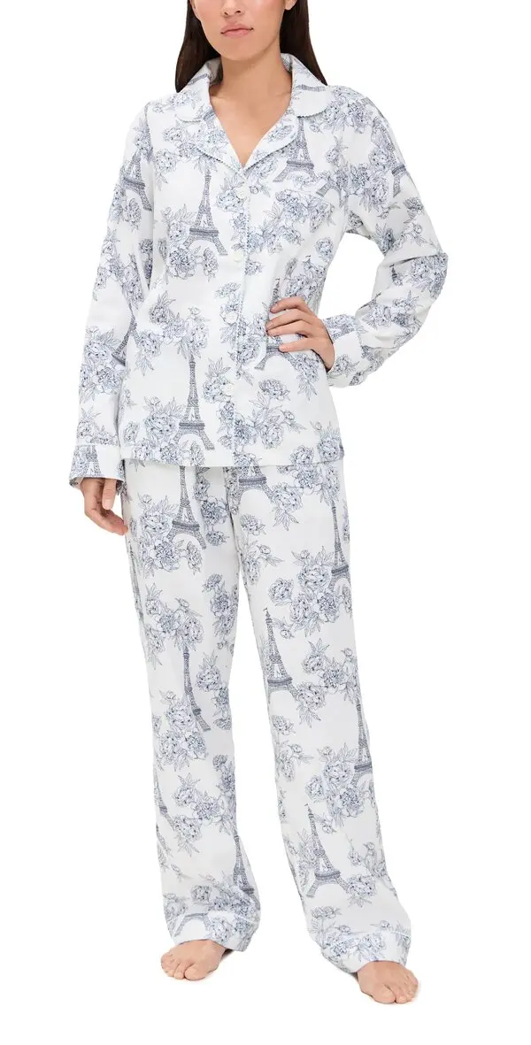 BEDHEAD PAJAMAS La Belle Eiffel Classic Pj Set - La Bella Eiffel