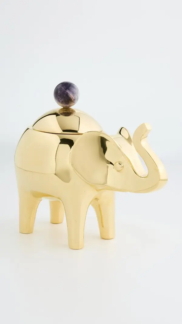 Jonathan Adler Brass Elephant Box