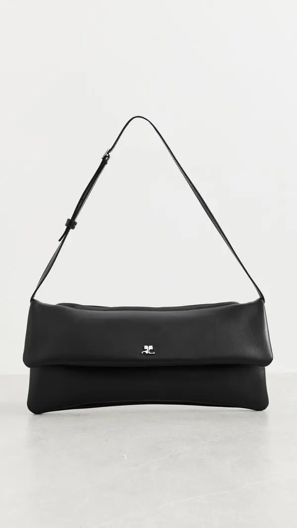 COURREGES Cuff Leather Clutch