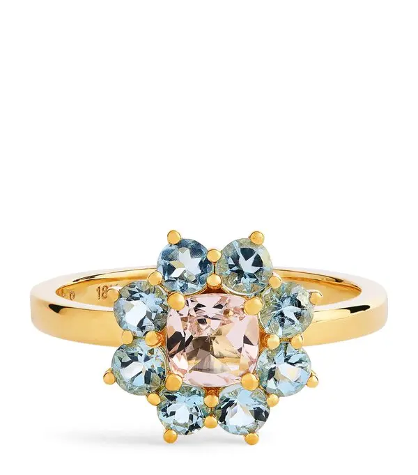 JENNIFER MEYER Flower Motif Ring - Gold