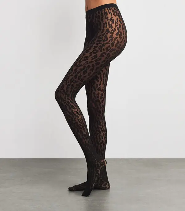 Wolford Leopard Printed Tights