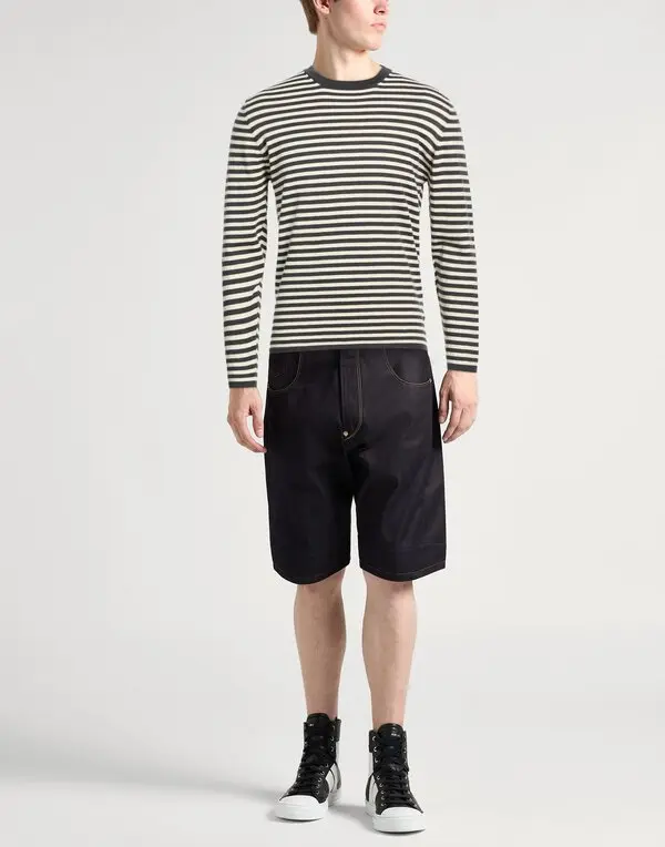 Crossley Intarsia-knit Striped Sweater