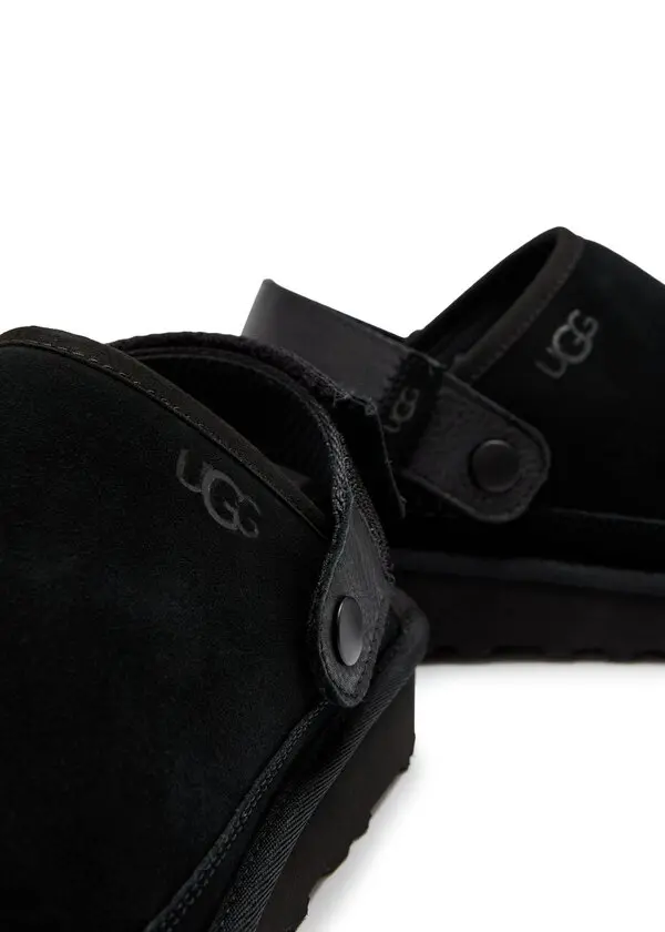 UGG Goldencoast Ii Suede Clogs - Black