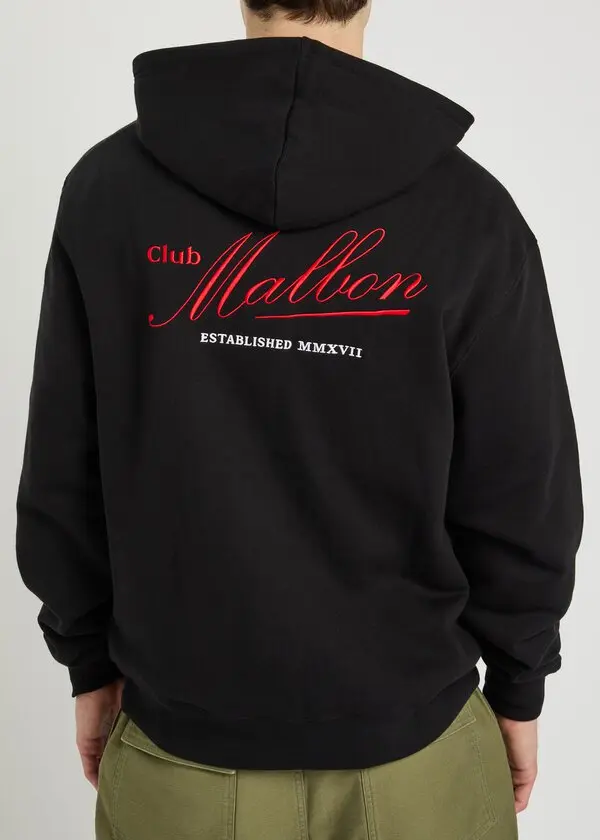 MALBON Logo-embroidered Cotton Sweatshirt