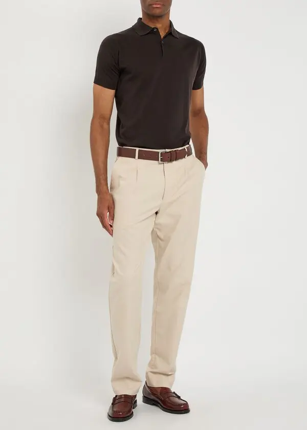 John Smedley Payton Merino Wool Polo Shirt