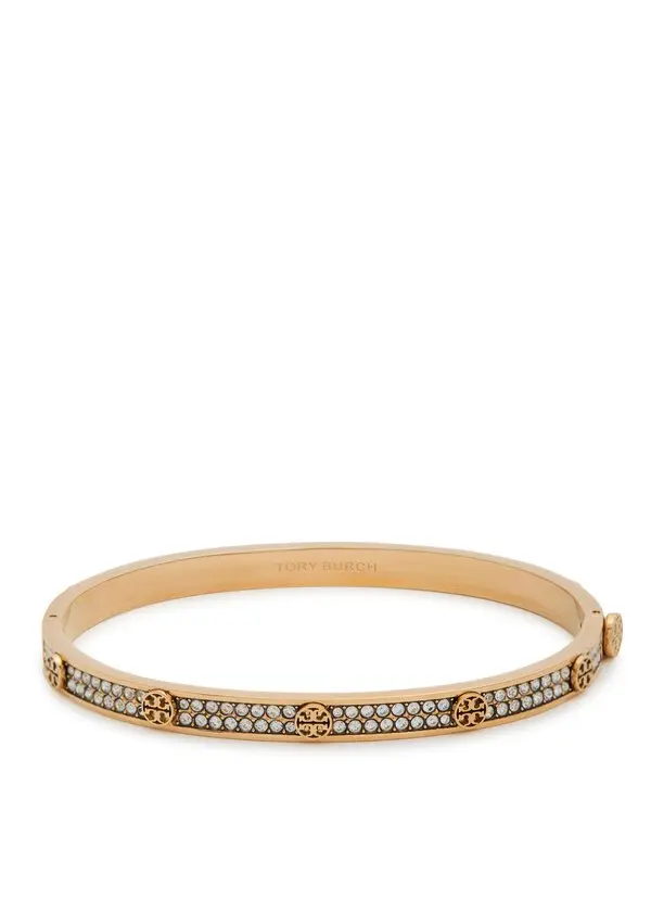 Tory Burch Icon Pavé Bracelet - Gold