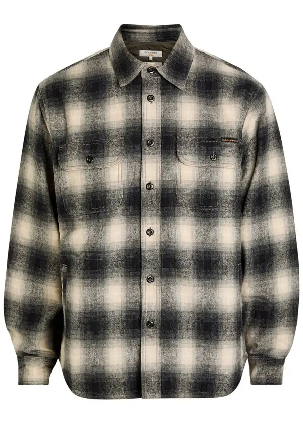 Nudie Jeans Glenn Quilted Flannel Overshirt