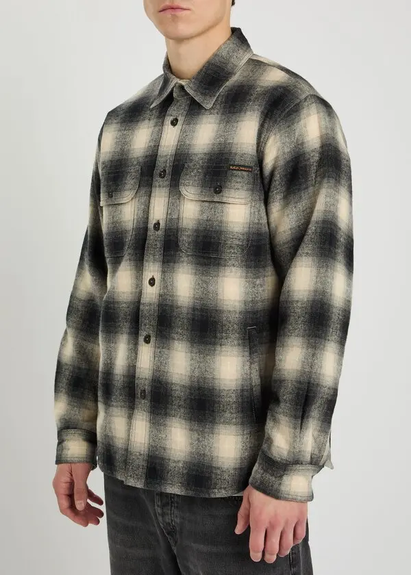 Nudie Jeans Glenn Quilted Flannel Overshirt