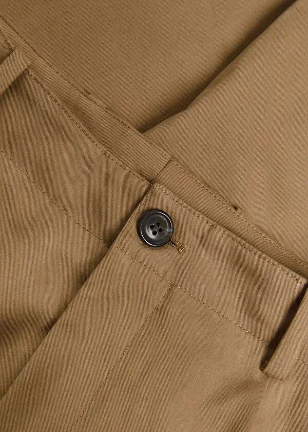 Our Legacy Bridge Wide-leg Chino Trousers - Khaki