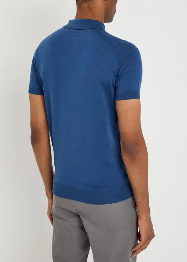 John Smedley Payton Merino Wool Polo Shirt