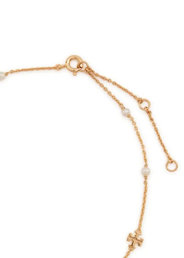 Tory Burch Moondance Pearl 18kt-plated Necklace