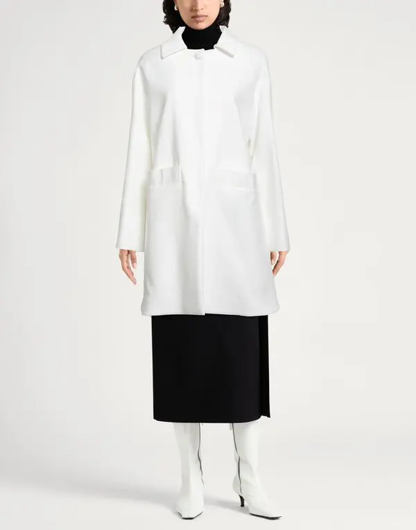 Herno Cotton Overcoat - White