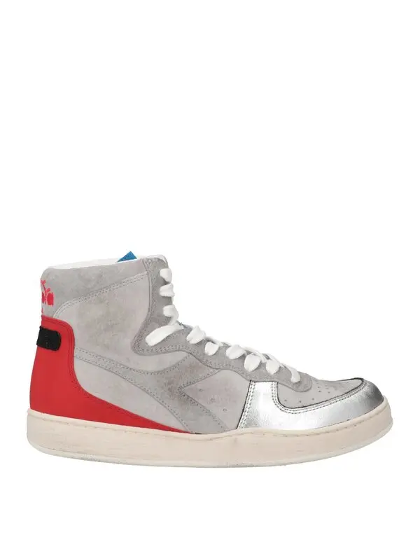 DIADORA Leather And Textile Sneakers - Grey