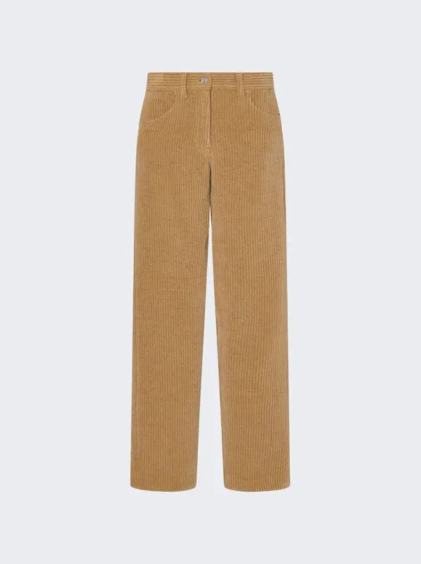 THE ROW Clair Corduroy Pant - Tan
