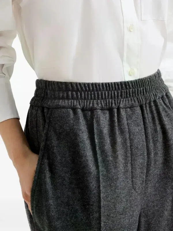 Brunello Cucinelli Mélange-effect Trousers