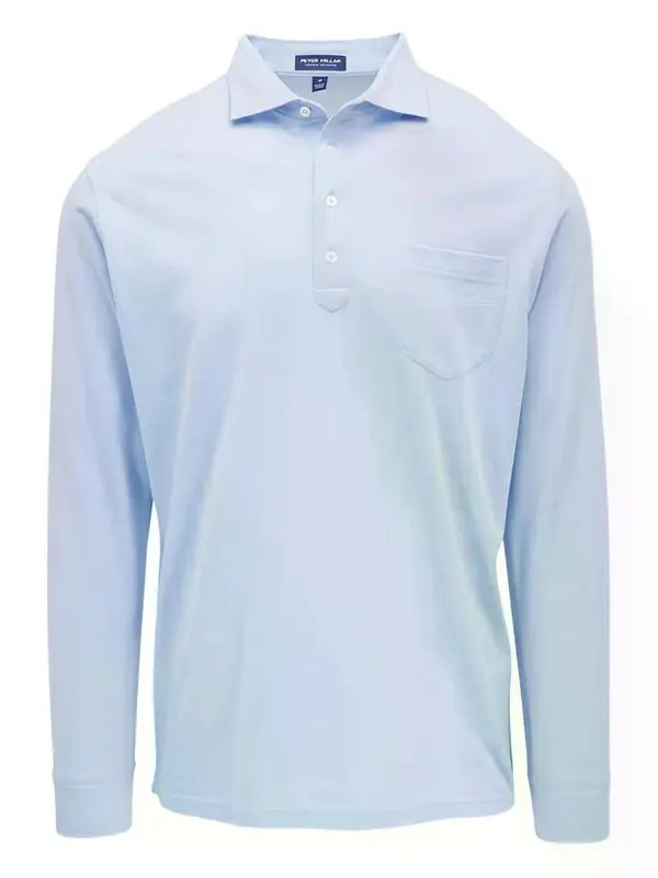 Peter Millar Long-sleeved Pocket Polo Shirt