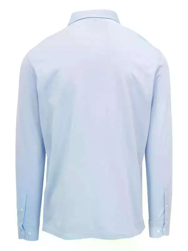 Peter Millar Long-sleeved Pocket Polo Shirt