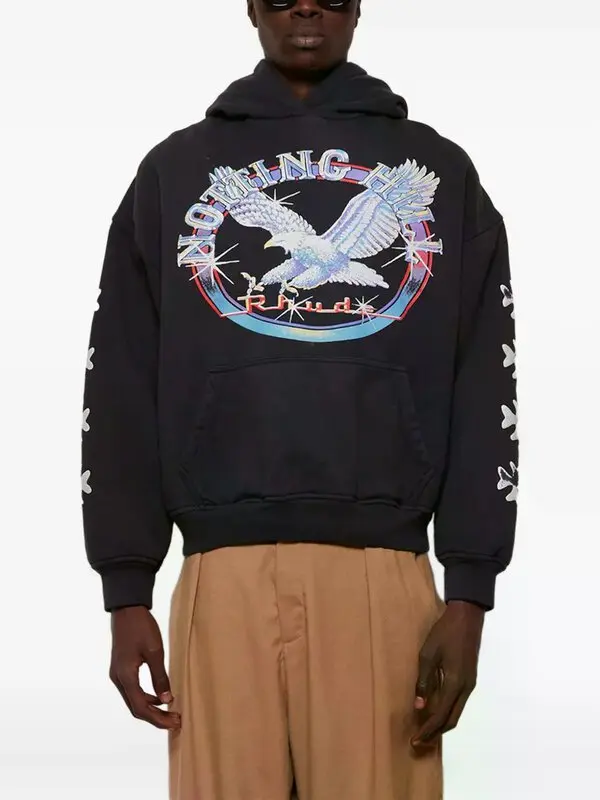 Rhude Nothing Hill Eagle Graphic-print Hoodie
