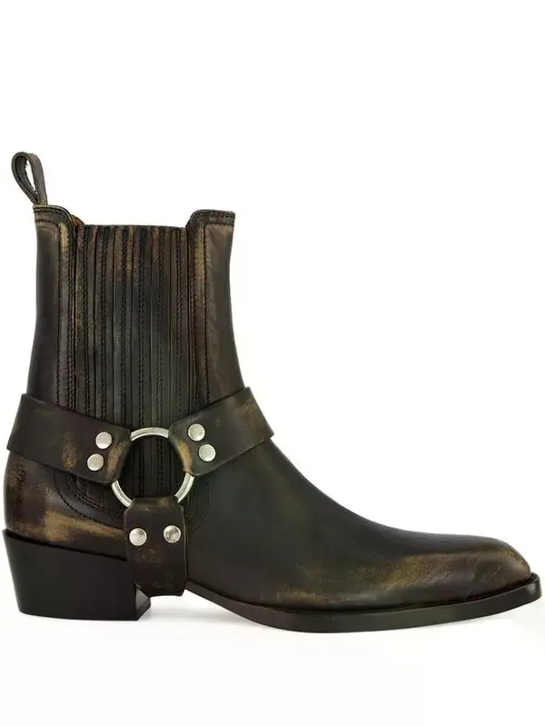 Paris Texas 35mm Helena Strap-detail Ankle Boots