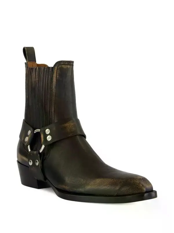 Paris Texas 35mm Helena Strap-detail Ankle Boots