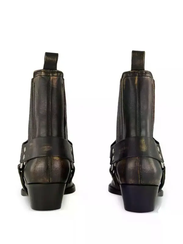 Paris Texas 35mm Helena Strap-detail Ankle Boots
