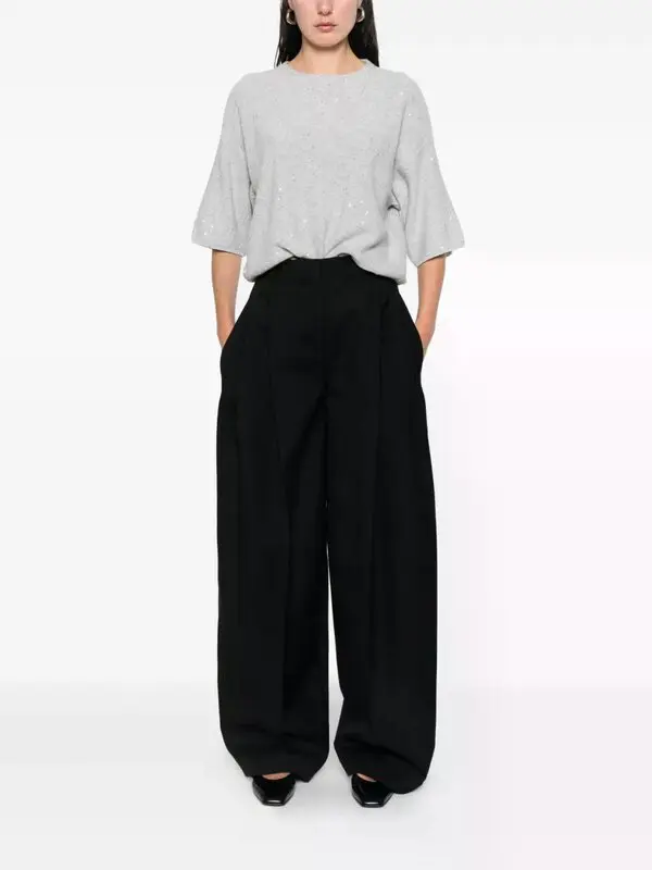 Antonelli Firenze Lucilla Sequin Top - Grey