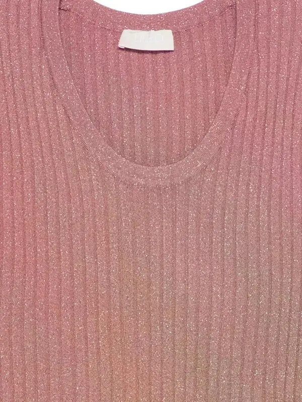 Liu Jo Ribbed Knit Sleeveless Top