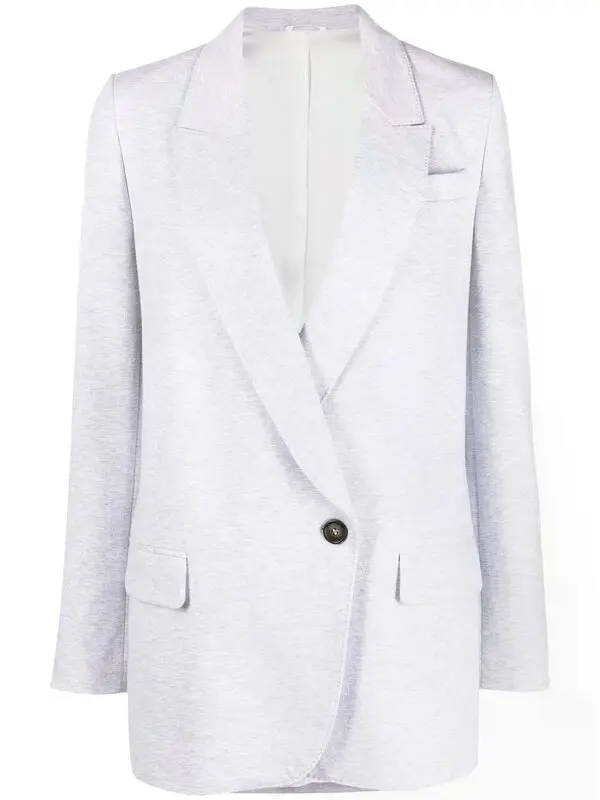 Brunello Cucinelli Cotton-blend Jersey Blazer