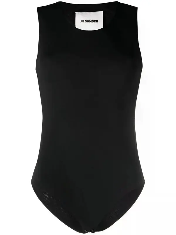 JIL SANDER Crew-neck Vest - Black