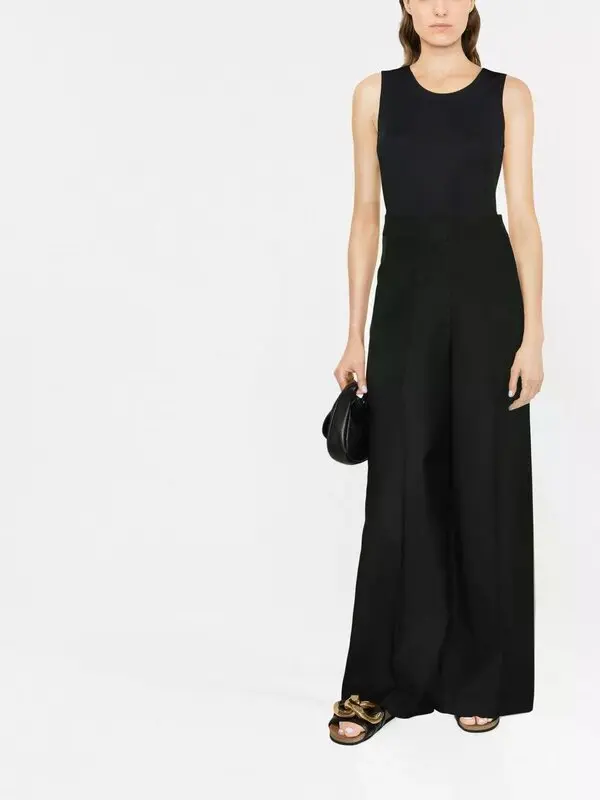 JIL SANDER Crew-neck Vest - Black