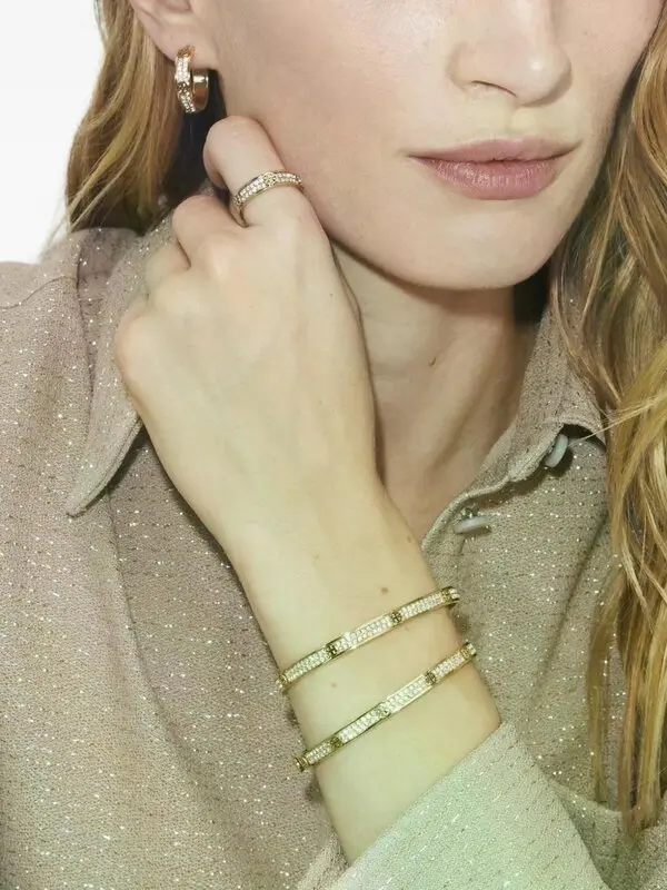 Tory Burch Pavé Icon Ring - Pink