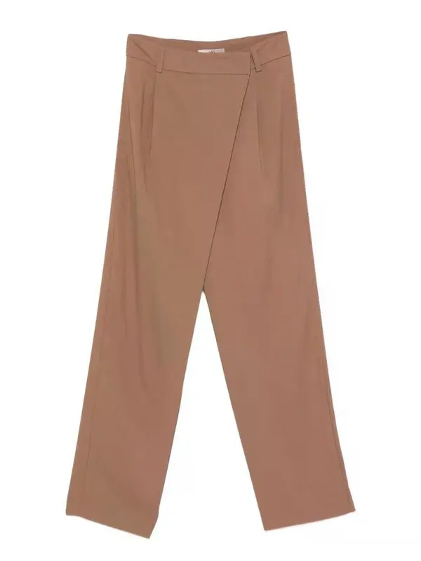 CARLA G. Wrap Design Trousers